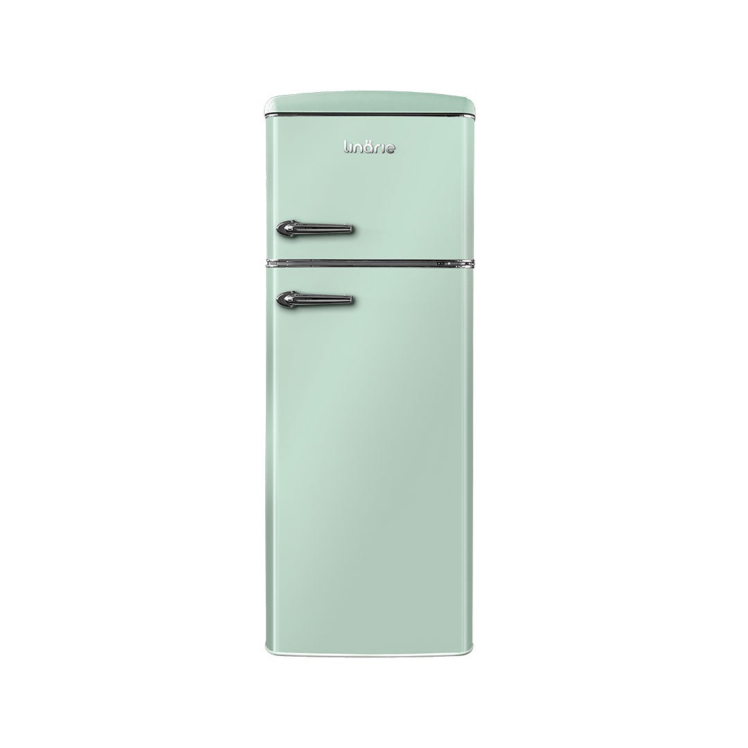 Réfrigérateur congélateur 2 portes retro Arzy LJDD206GREEN 206 Litres ...