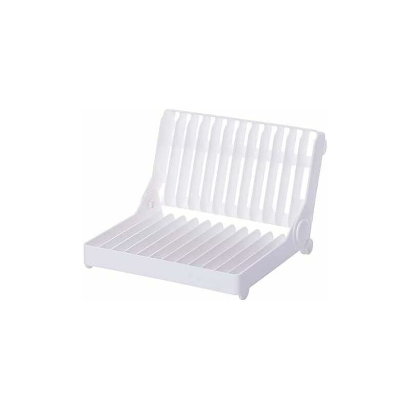 Escurridor de platos plegable y multifuncional, pequeño soporte de ...