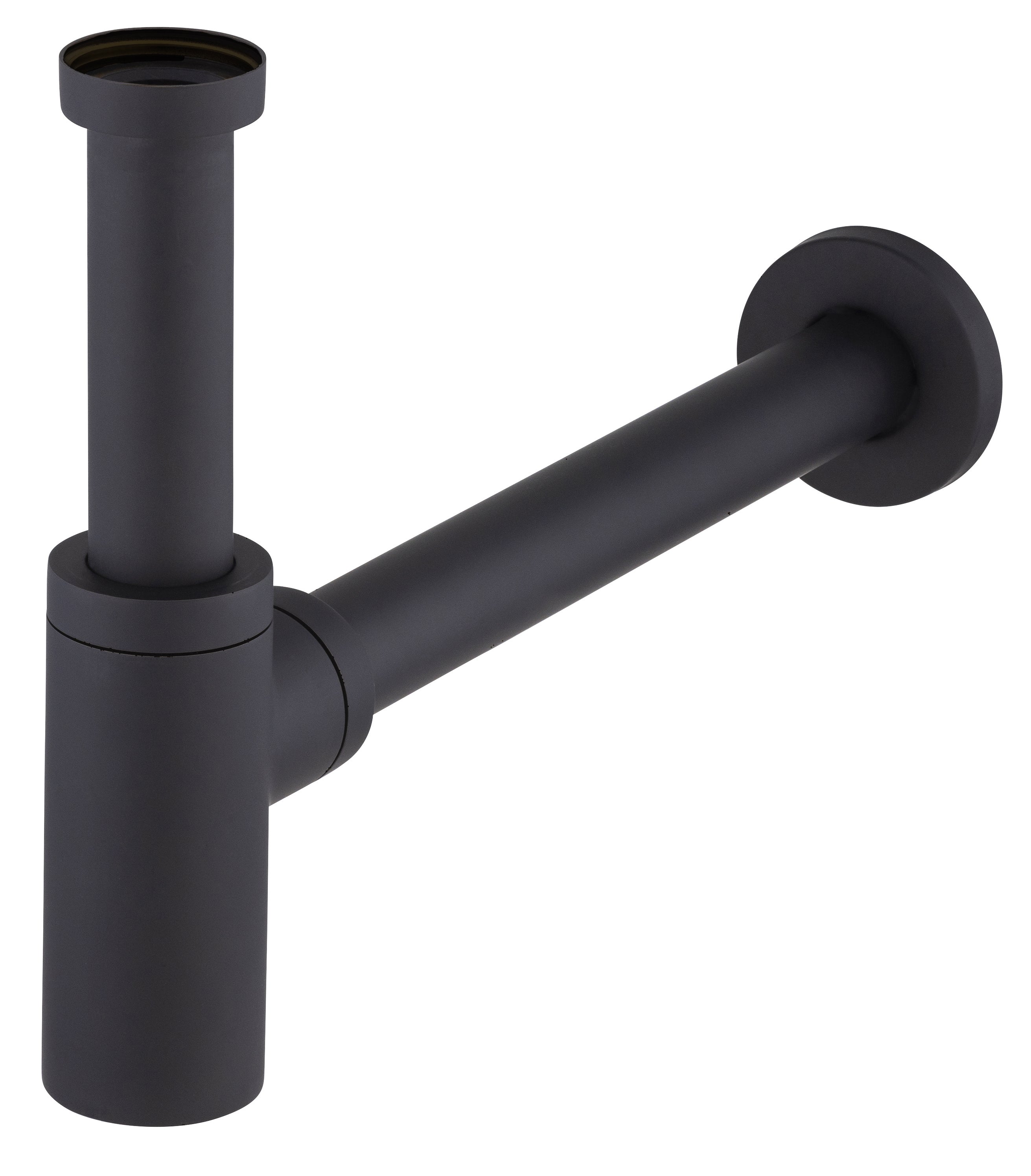 Siphon de lavabo apparent en laiton noir NOYON & THIEBAULT | Leroy Merlin