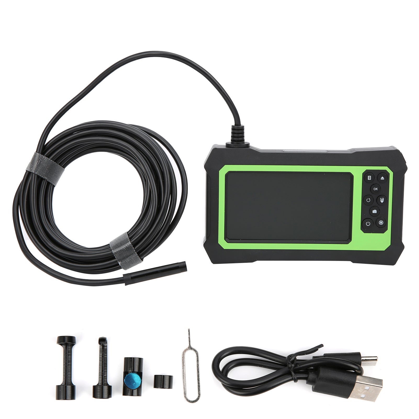 Inspección de boroscopio digital impermeable de 4,3 pulgadas HD 1080P ...