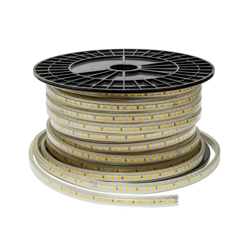Bande LED 5730 - 220V - 120LED/m - IP65 - 6000K - Blanche - 10W/m ...