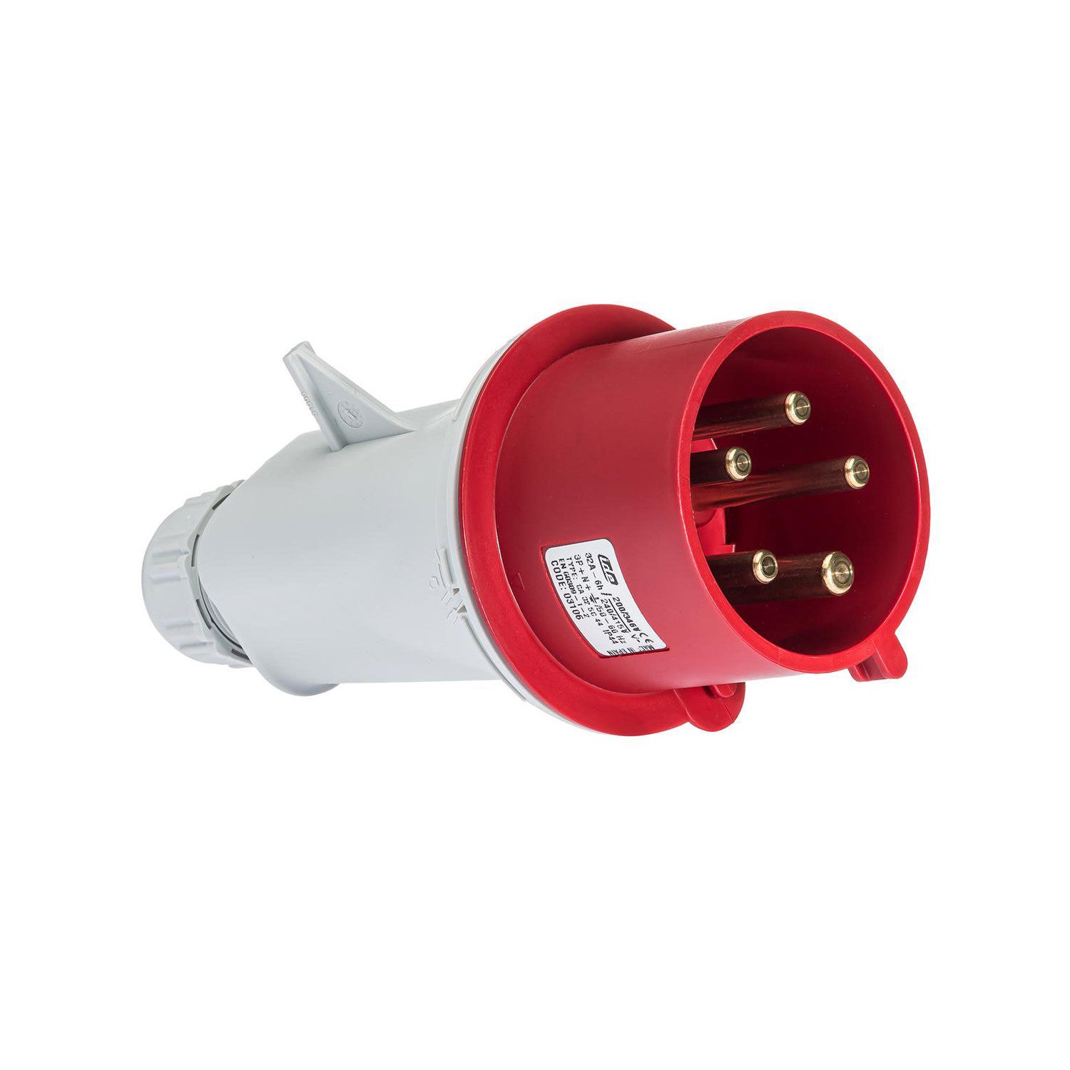 03106 - CLAVIJA AEREA IP44 3P+N+T 380V 32A 6h RJ - IDE | Leroy Merlin