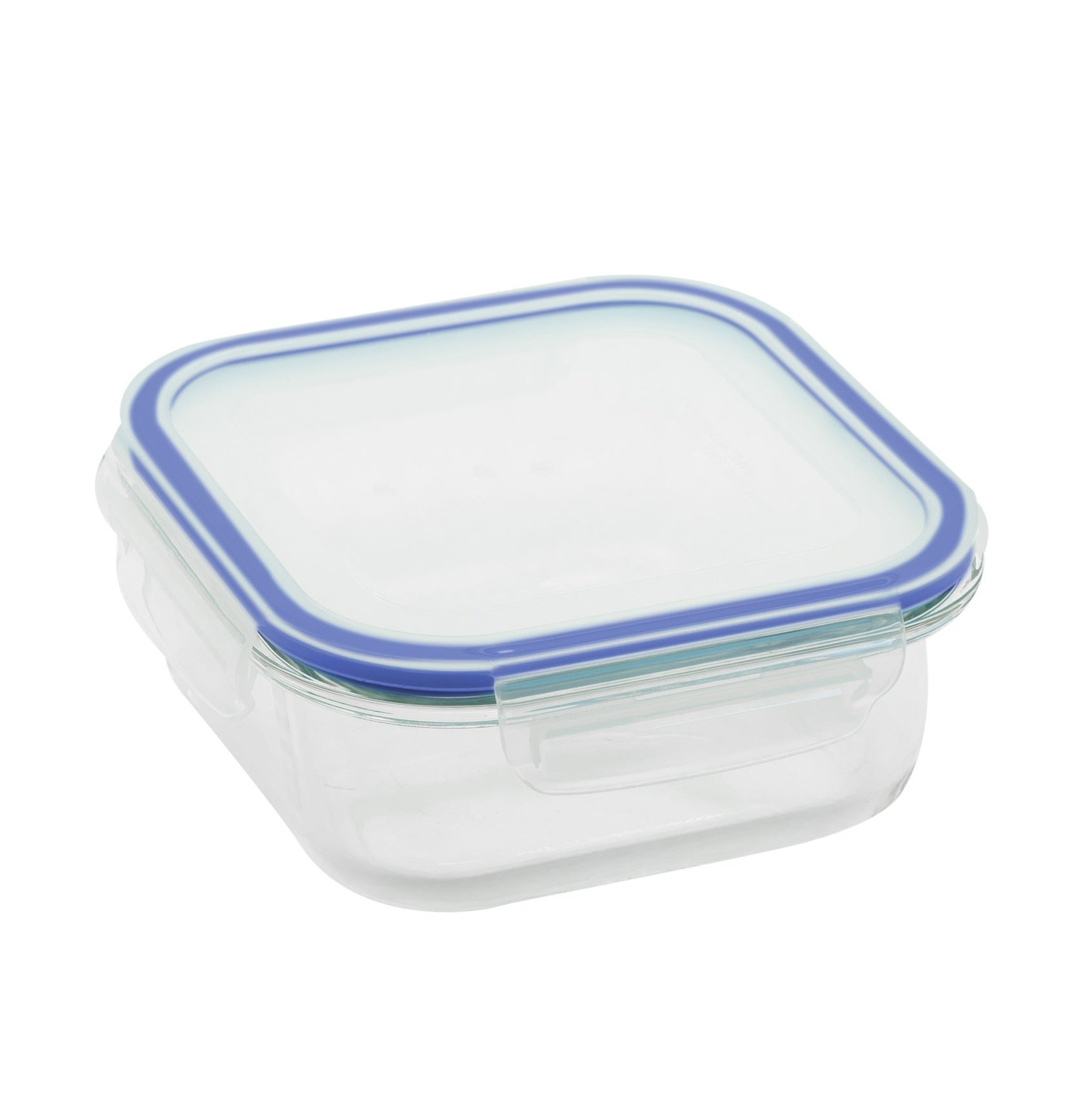 Contenitore quadrato con coperchio, Vetro, 320 ML | Leroy Merlin