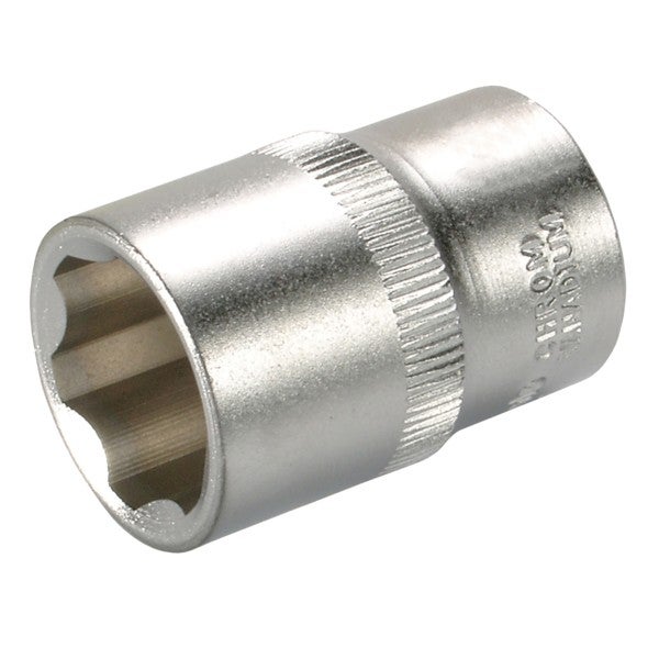 DOUILLE 18 MM 6 PANS SUPERLOCK (entrainement sur les pans) CARRÉ 1/2 ...