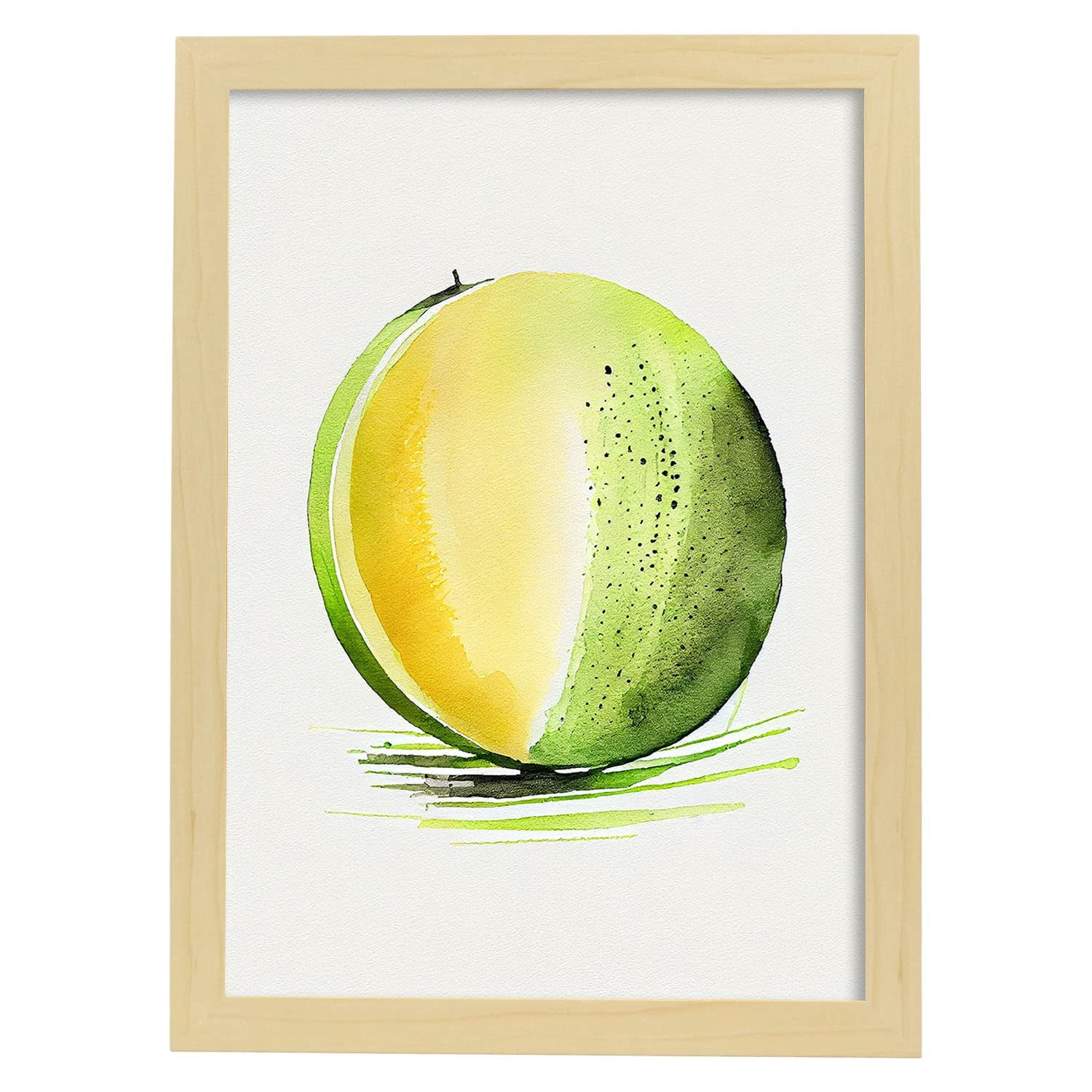 Nacnic Poster De Melón A Todo Color Ilustraciones De Frutas Verduras Y ...