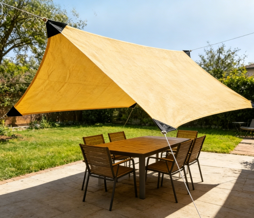 Filet d'ombrage à boutonnières / Voile d'ombrage de jardin—3x6m ...
