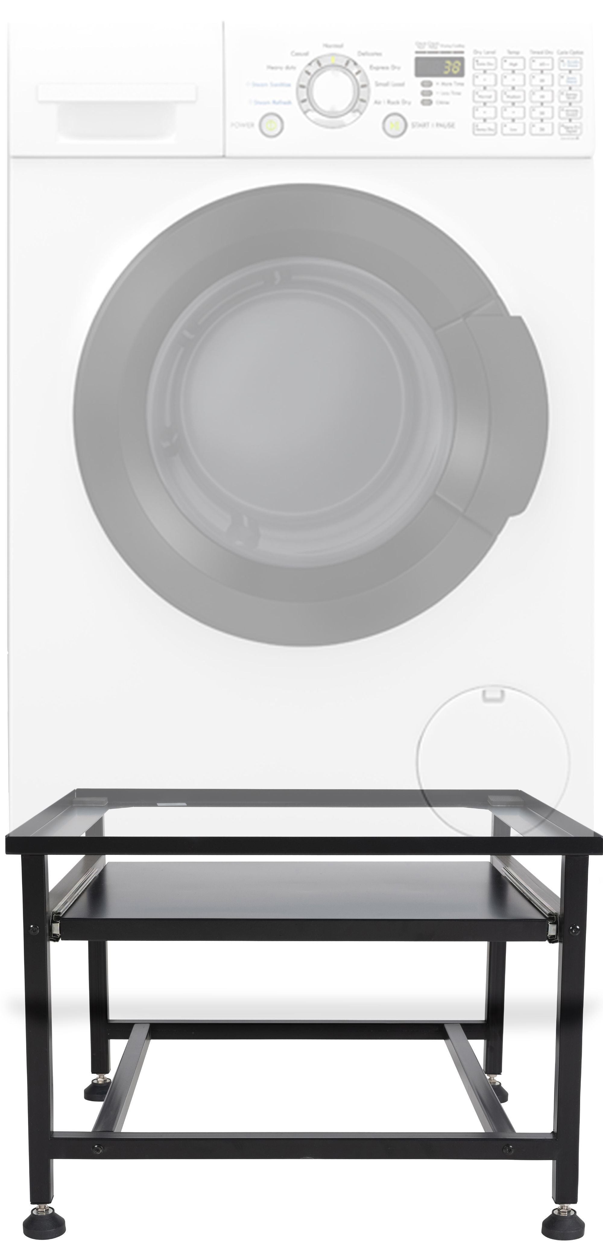 Support pour machine à laver Melfort Noir | Leroy Merlin