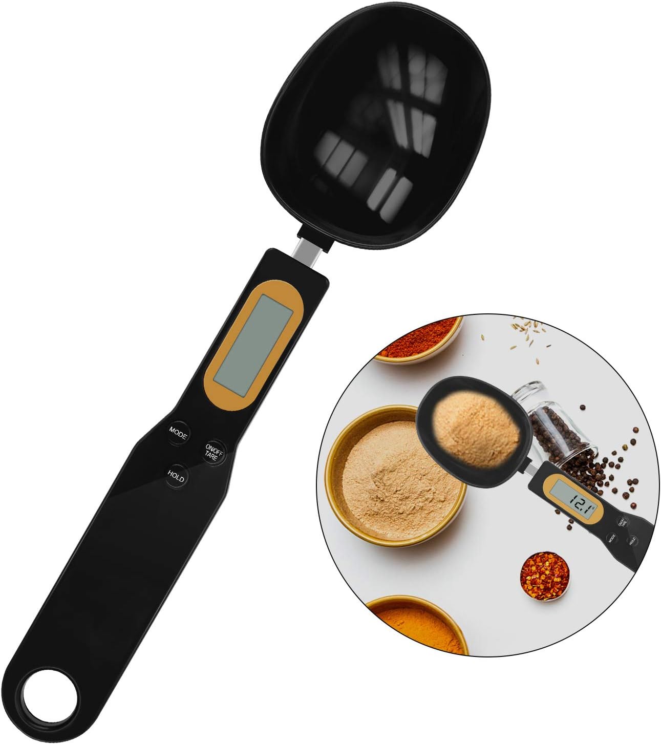 Électronique cuillère doseuse numérique, Cuillère de Pesée Électronique de Cuisine avec Écran ...