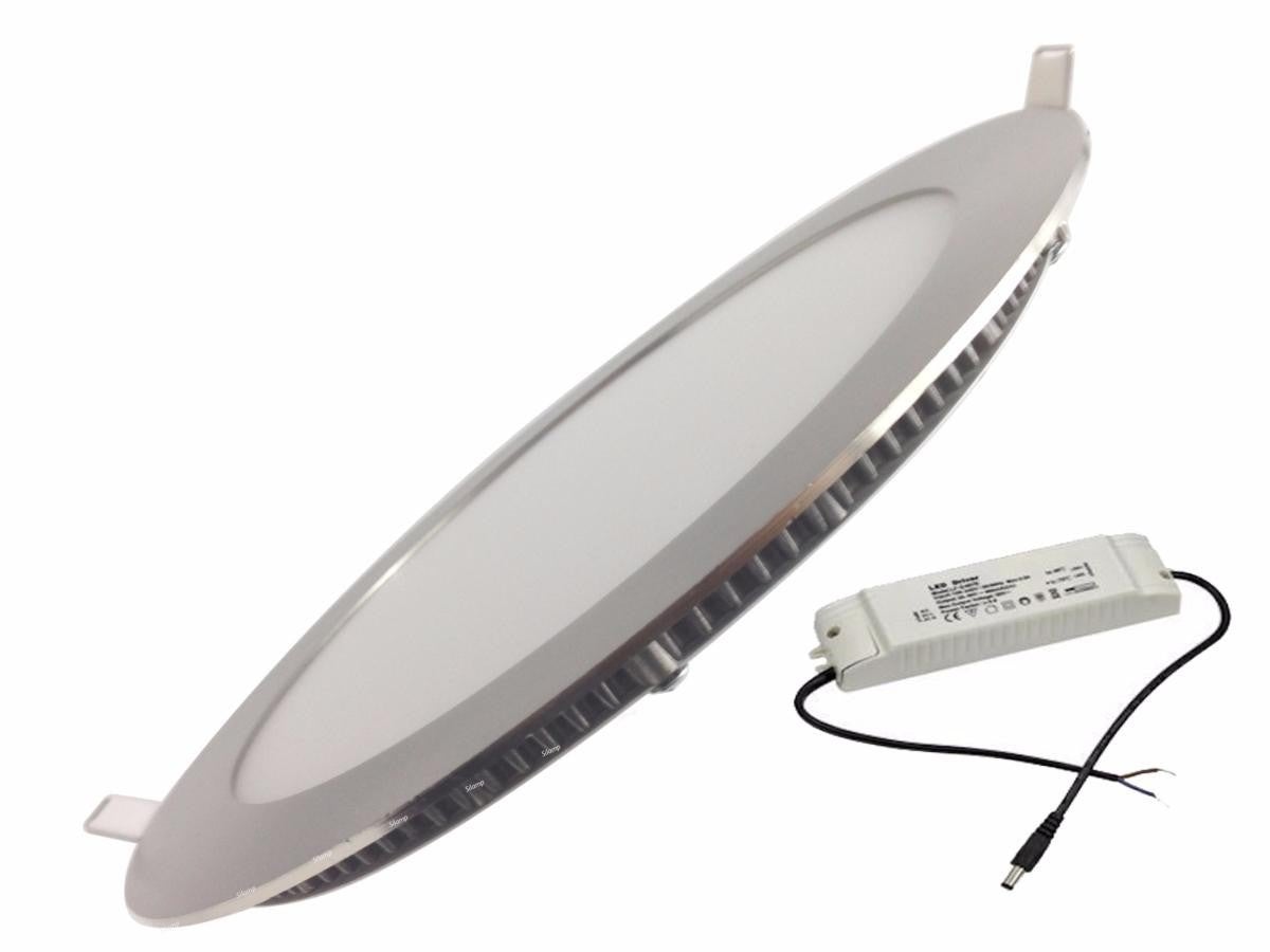 Downlight Dalle LED 12W Extra Plate Ronde - Unité / Blanc Froid 6000K ...