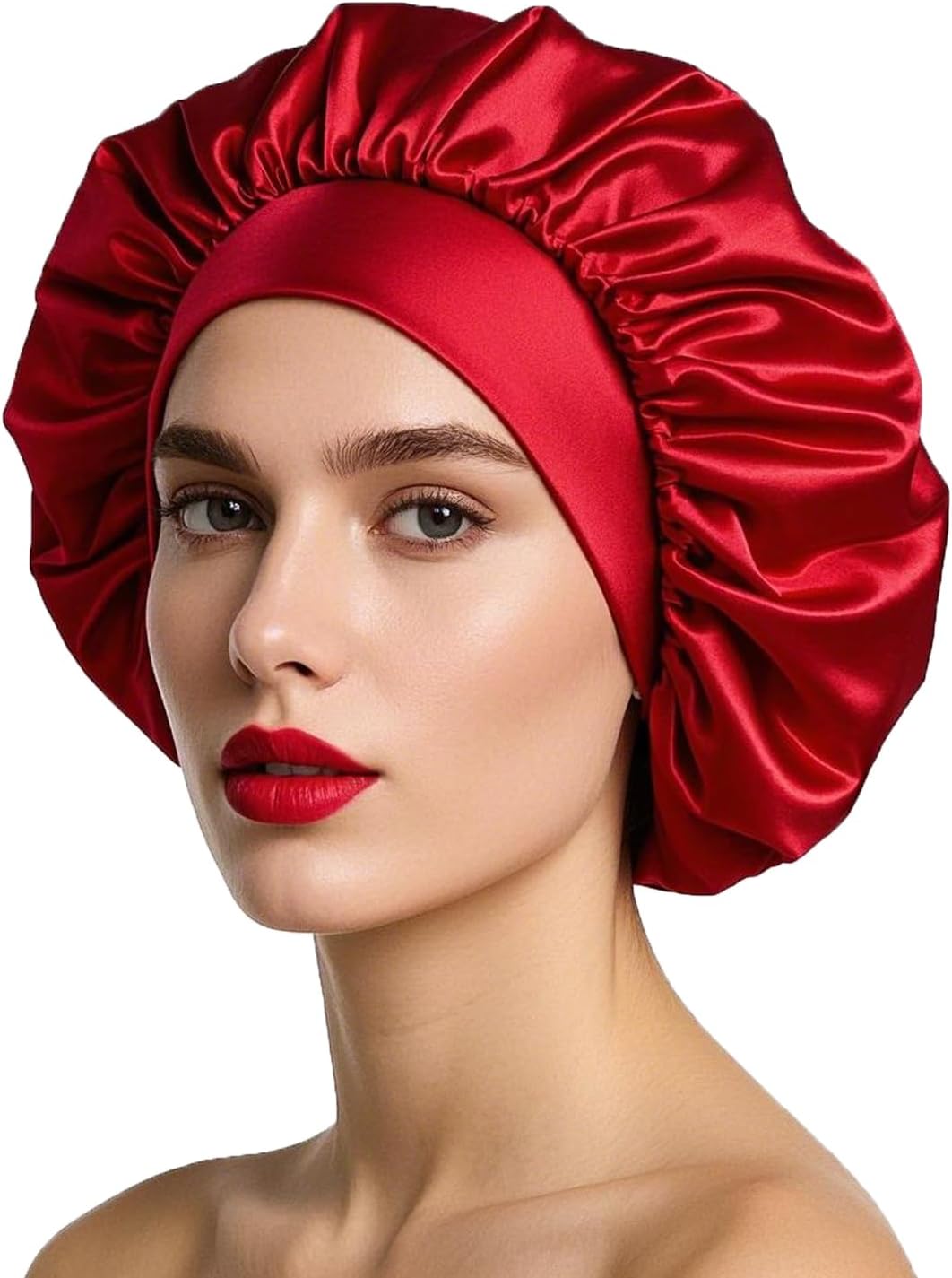 Bonnet de nuit en satin, bonnet de nuit en soie, bonnet de nuit pour ...