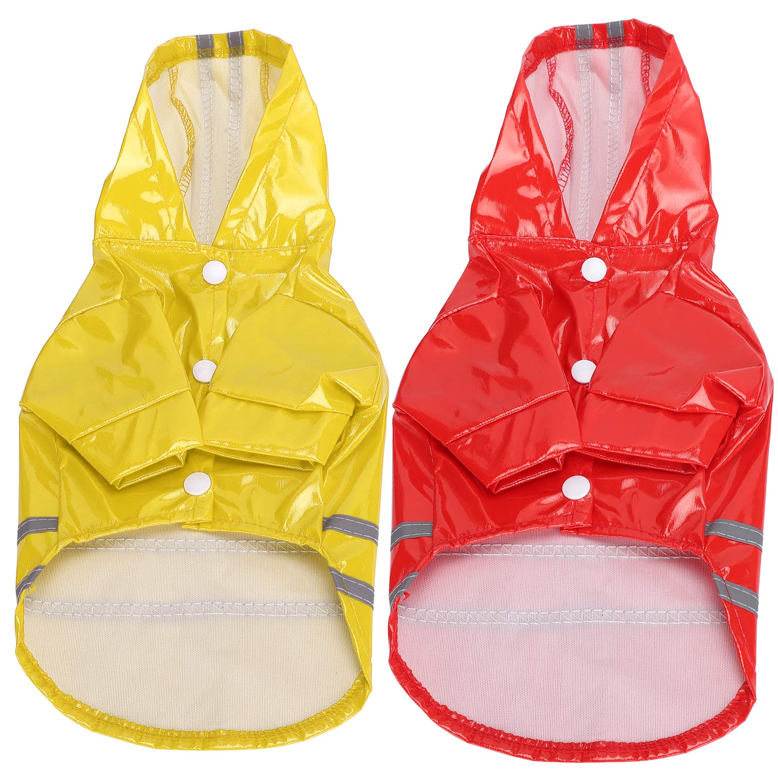 2 piezas de impermeables para perros, resistentes al viento, con ...