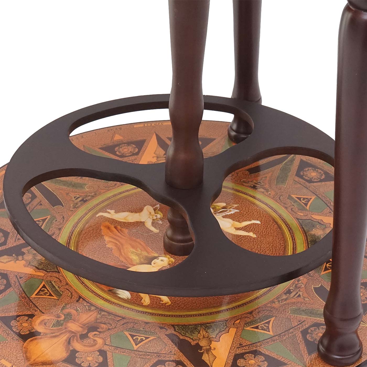 Globe terrestre, bar de salon HWC-T874, minibar roulant, bois d ...