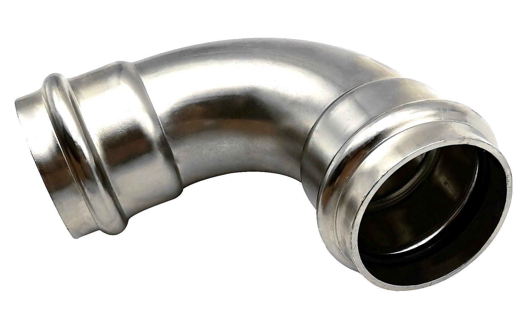 Raccordo Pressfitting Profilo V Curva 90° F/F 42 mm Inox 316L | Leroy ...