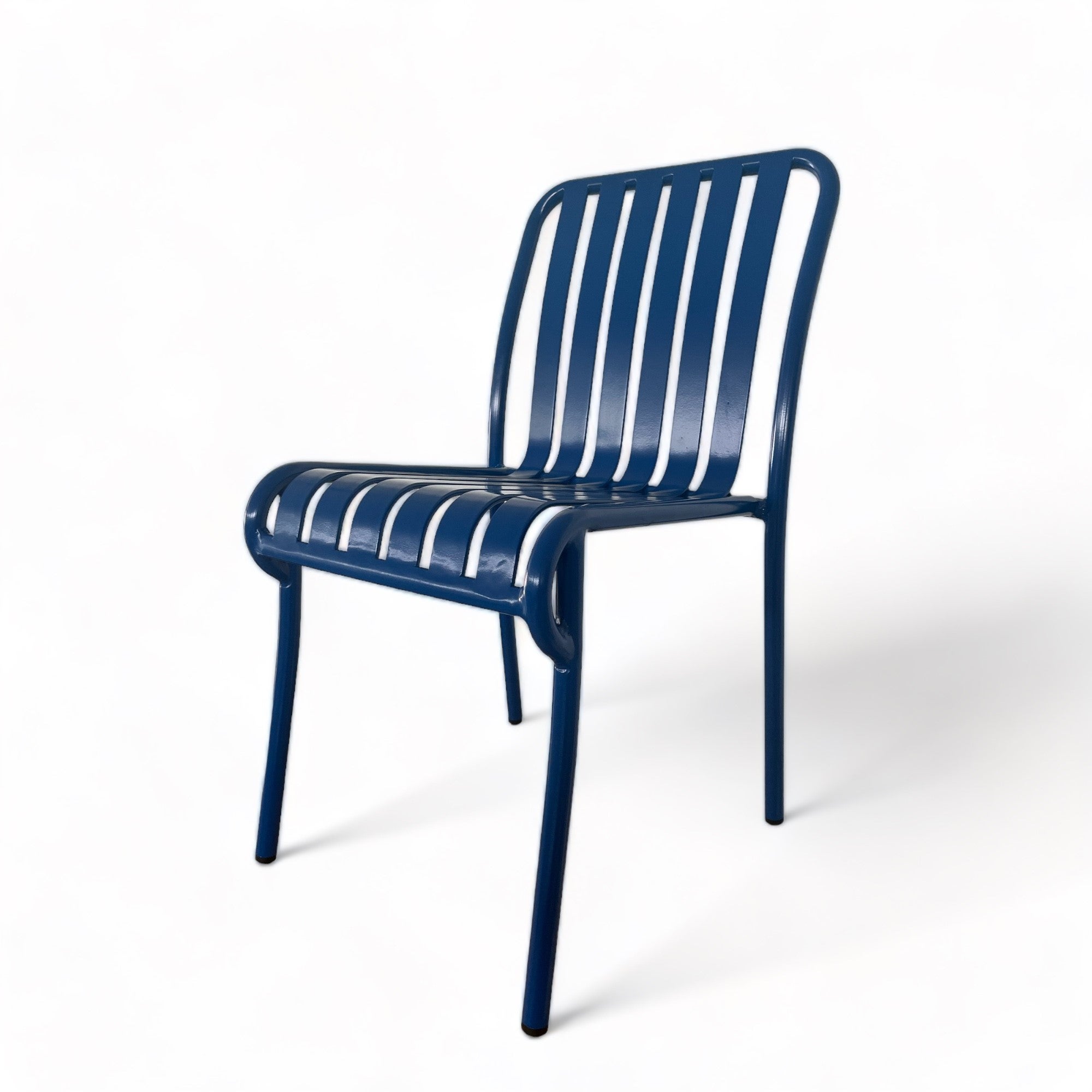 Kosmi - Chaise de Jardin LOU en Aluminium Bleue | Leroy Merlin