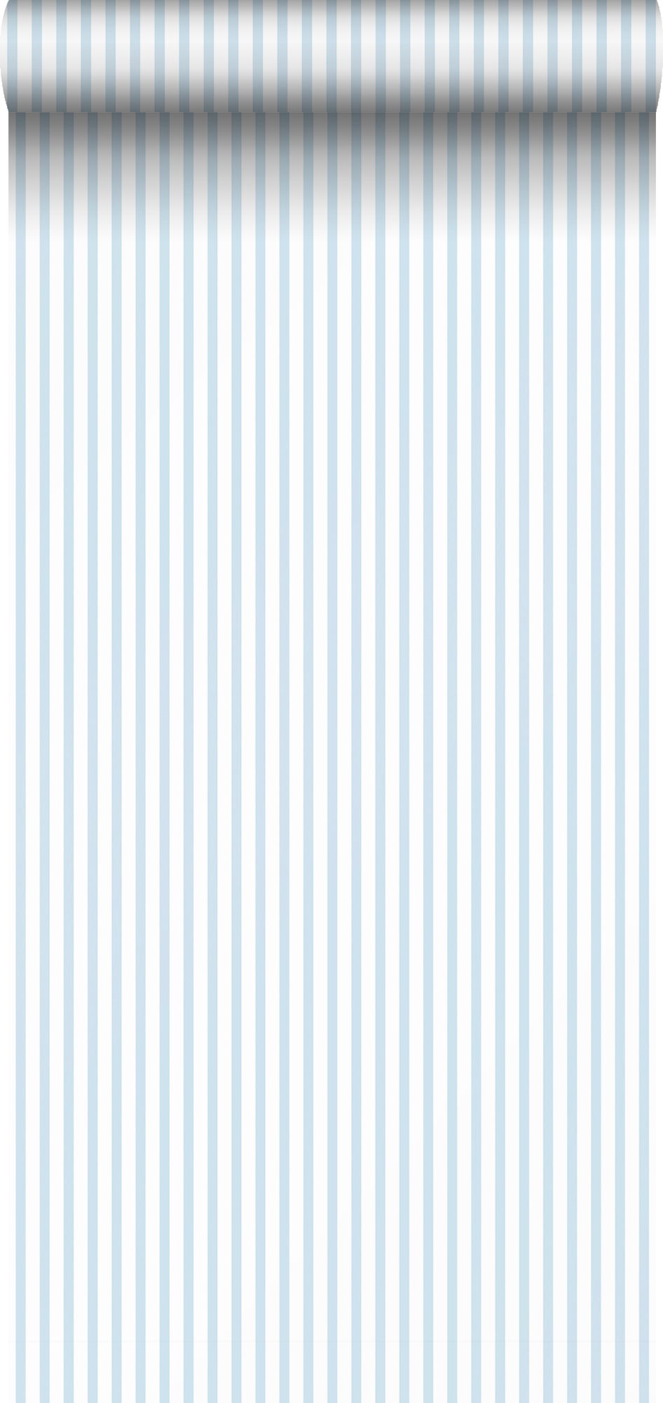 Papel pintado rayas azul y blanco - 53 cm x 10 m - Sanders & Sanders ...