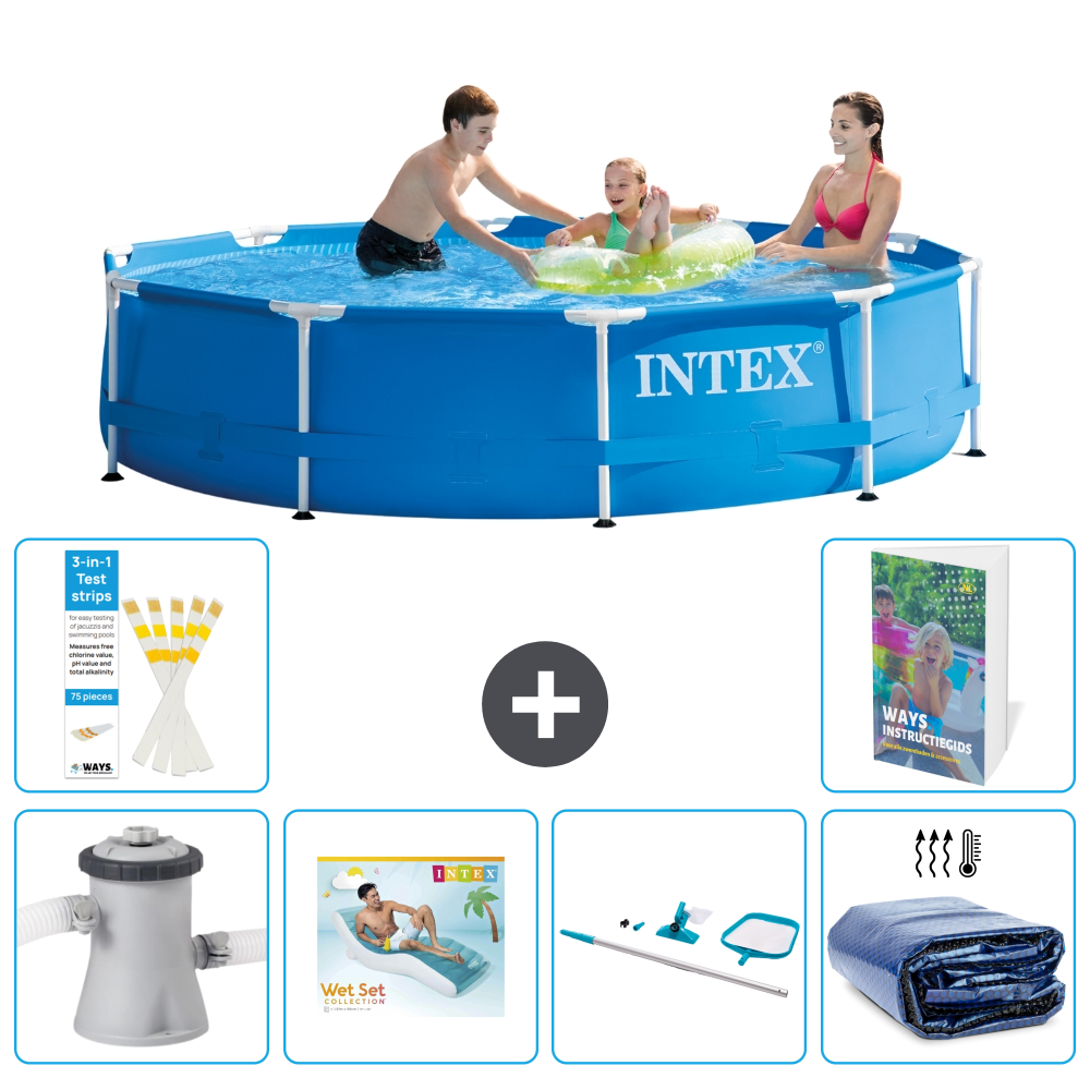 Intex Piscina con struttura Rotonda - 305x76 cm - 7-pezzi S270 | Leroy ...