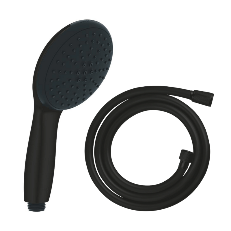 Douchette 2 jets GROHE Vitalio Start 110 noir mat + Flexible 1750 mm ...
