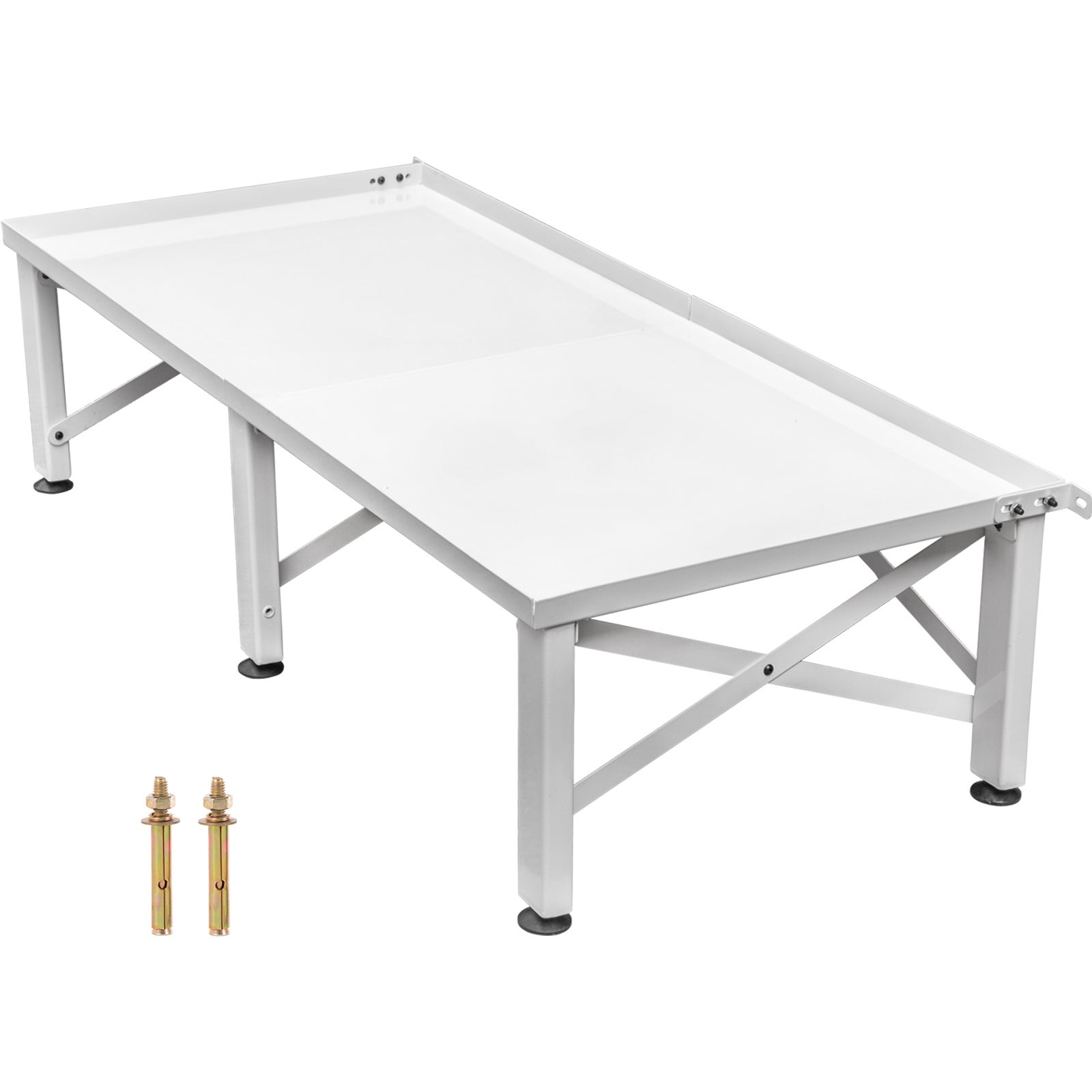 Socle Machine à Laver Base VEVOR en Fer 124x55x30cm Support en Métal ...