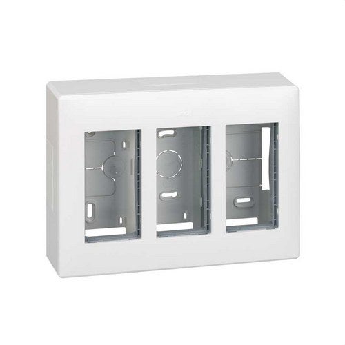 Caja de pared de superficie para 3 elementos dobles blanco Simon 500 ...
