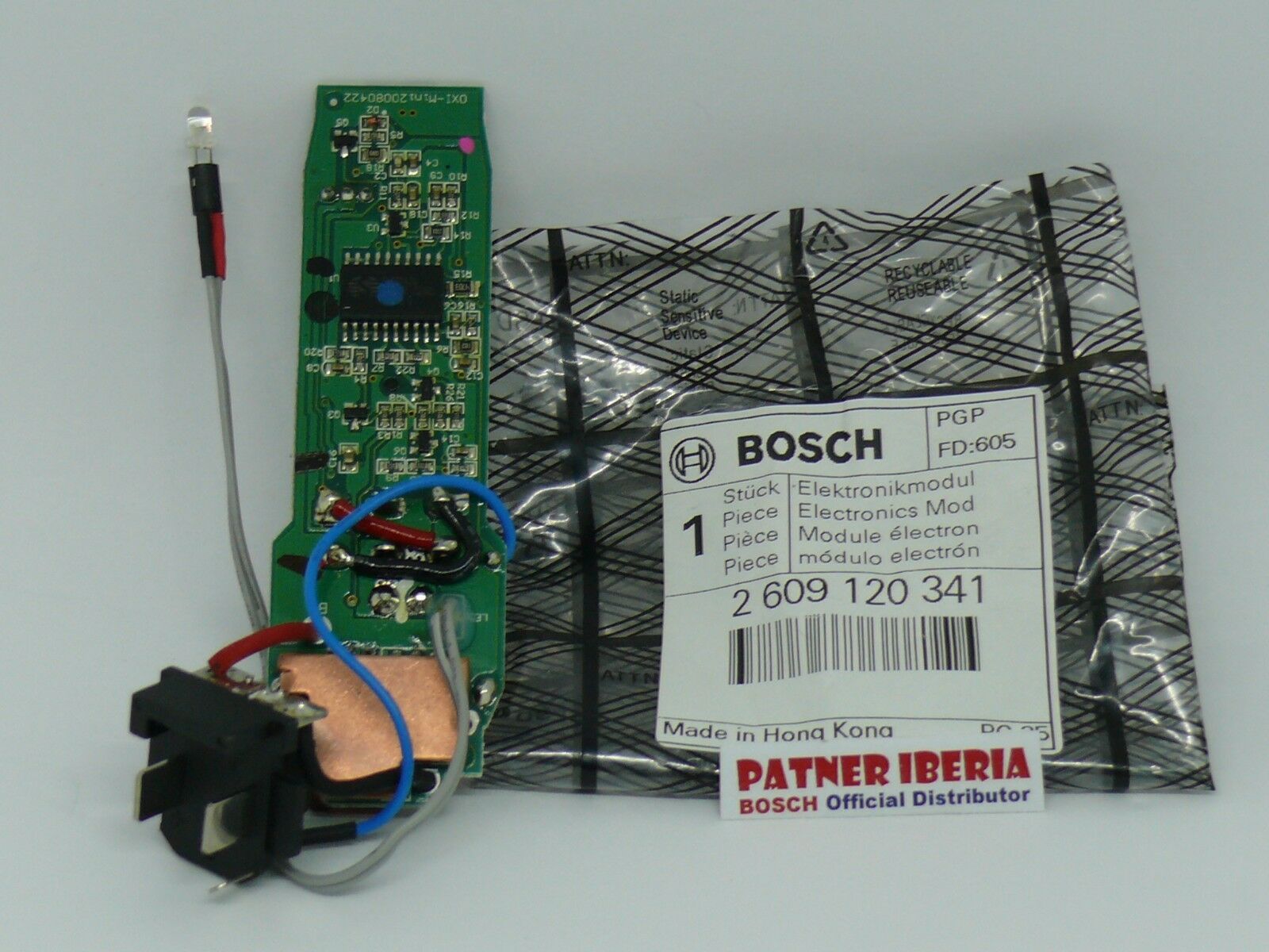 Repuesto original BOSCH 2609120341 | Módulo electrónico para GSR y SPS 10 | Leroy Merlin