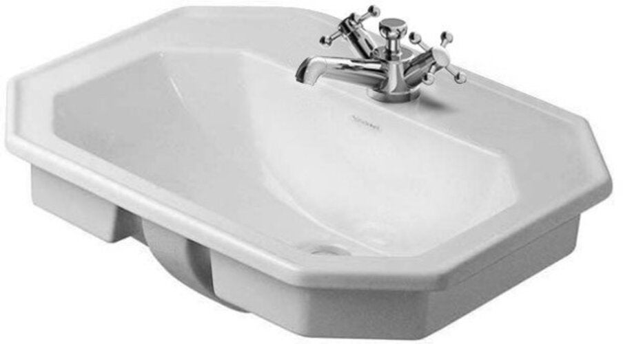 Duravit 1930 lavabo à encastrer, 58x47cm, installation par le haut, 1 ...