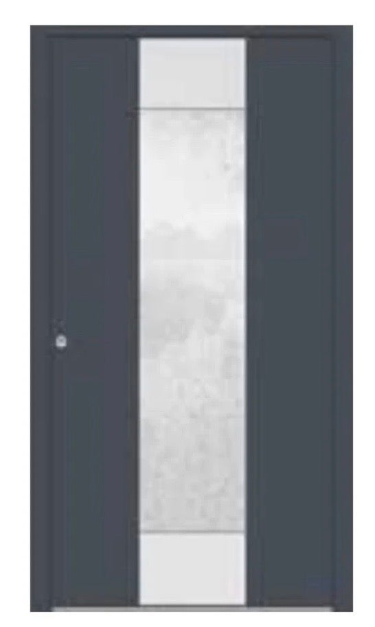 Porte d'entrée en aluminium RIGA 85x215 | Leroy Merlin