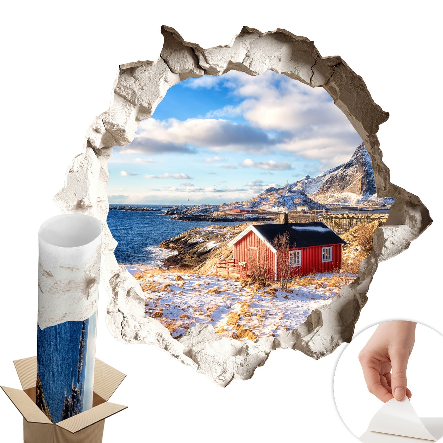 Sticker mural autocollant - film décoratif - aménagement intérieur ...