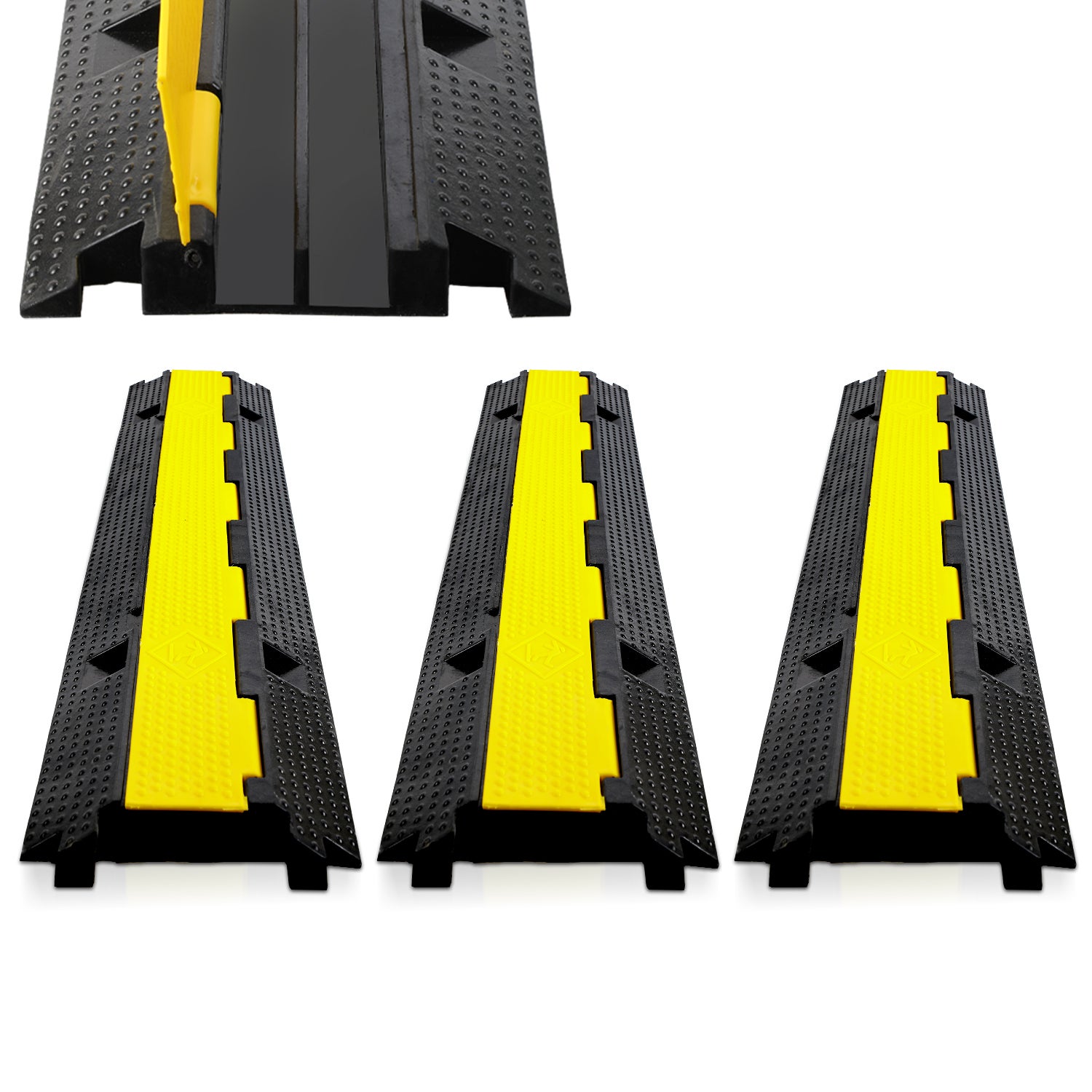 3 pièces Rampe Protection Câble tunnel de câble protection canal de ...