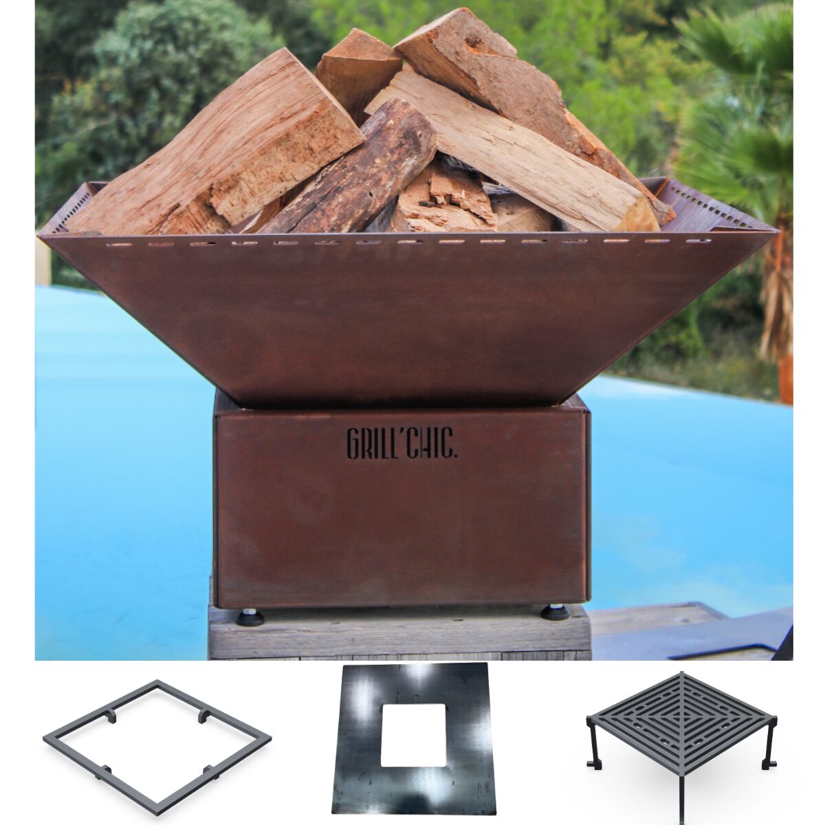 Kit De Cuisson Pour Bol A Feu Mini Cevenol Rond 42 | Leroy Merlin