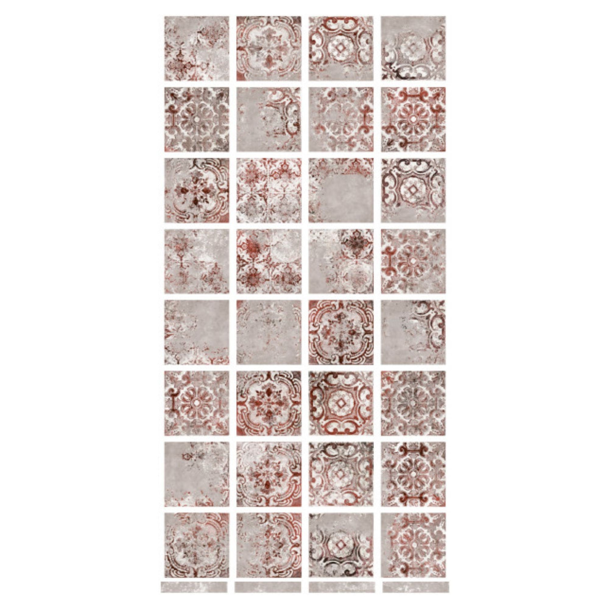 Carrelage premium effet Carreau ciment sol / mur Abrera l.20 x L.20 cm ...