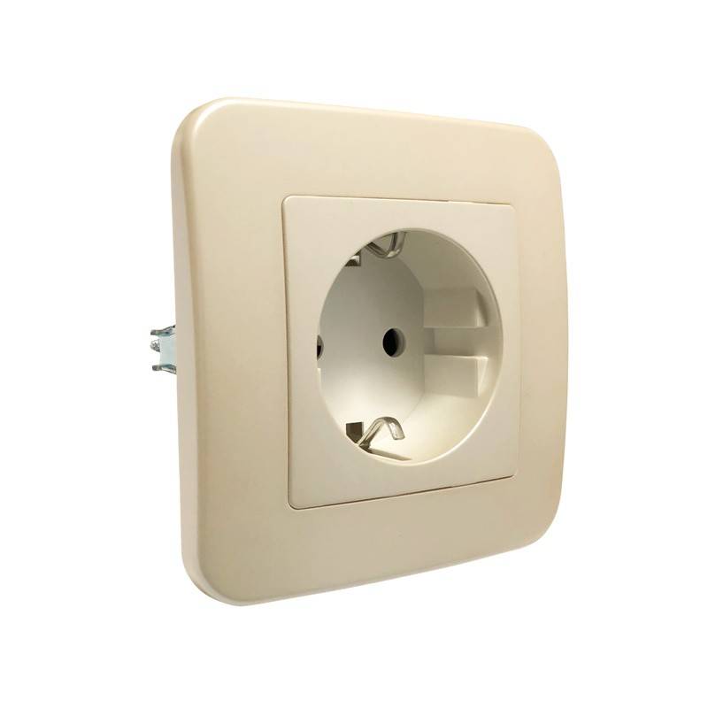 Prise Schuko 2 pôles + terre 16A | Leroy Merlin
