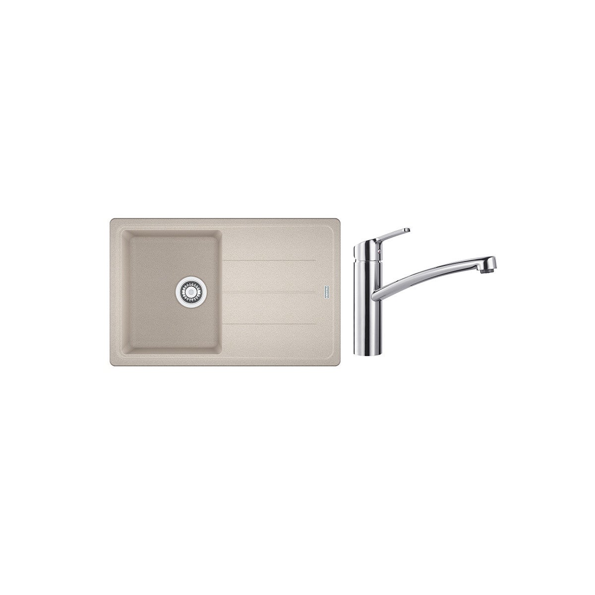 Pack Franke Basis Fragranit Bfg611-78 + Mitigeur Smart À Bec - Coloris ...