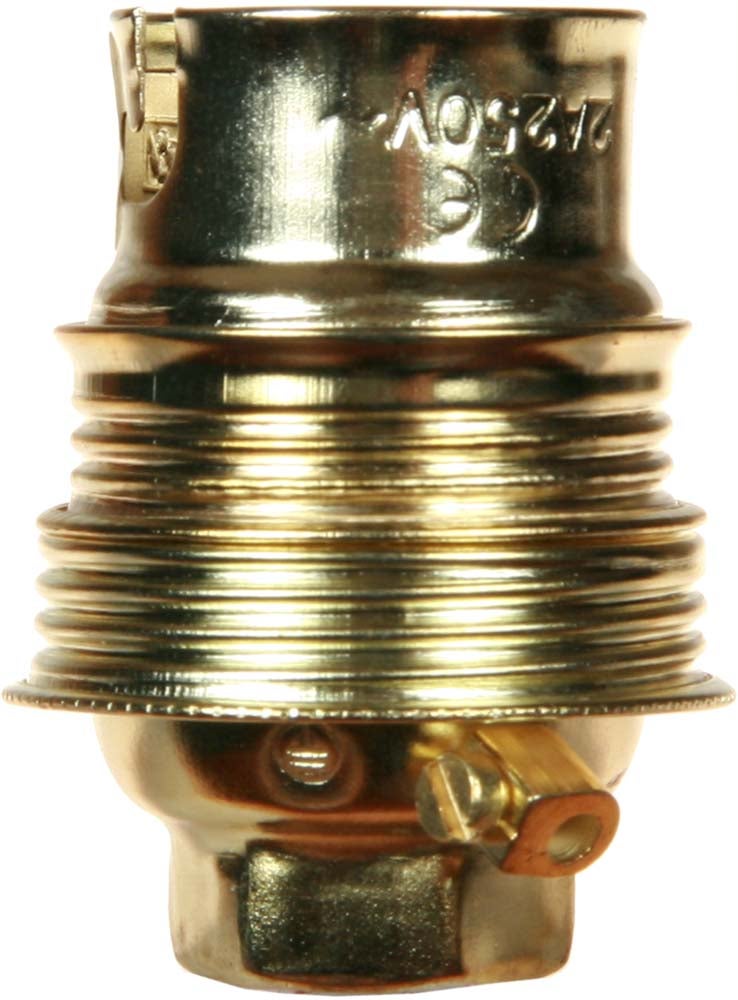 Douille B22 acier laitonné double bague - Lébénoïd | Leroy Merlin