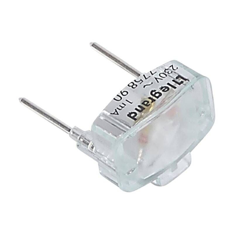 Legrand 69496 - Lámpara de repuesto Prog Plexo - 230 V - 1 mA verde ...