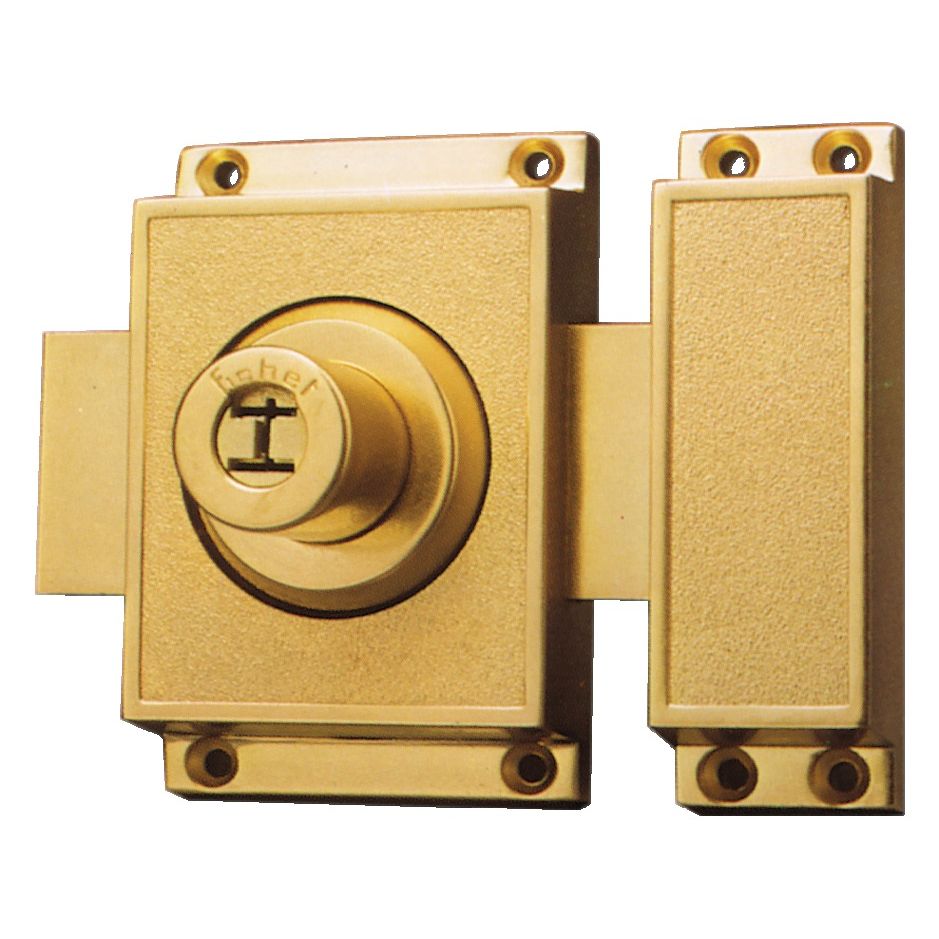 Verrou 484 à bouton peint sur intérieur et extérieur - FICHET ...