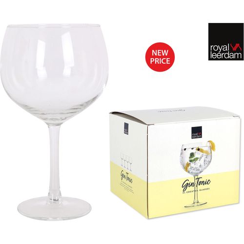 SET DI 4 BICCHIERI DA COCKTAIL GINTONIC 65CL | ROYAL LEERDAM | Leroy Merlin