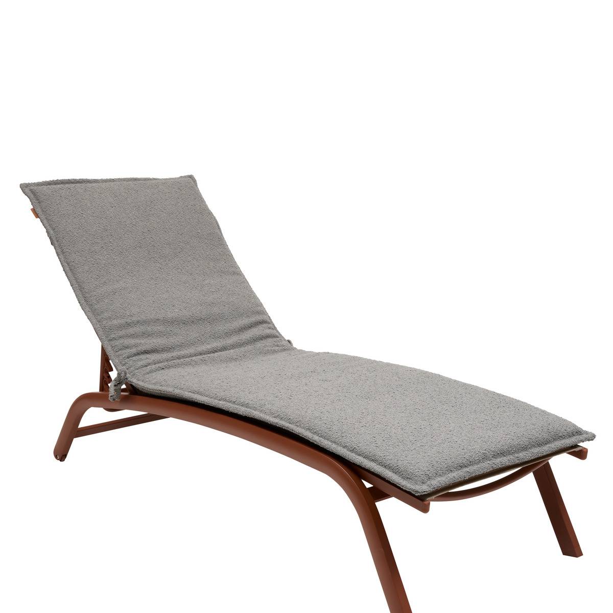Coussin de transat Solfia gris ardoise - Hespéride | Leroy Merlin