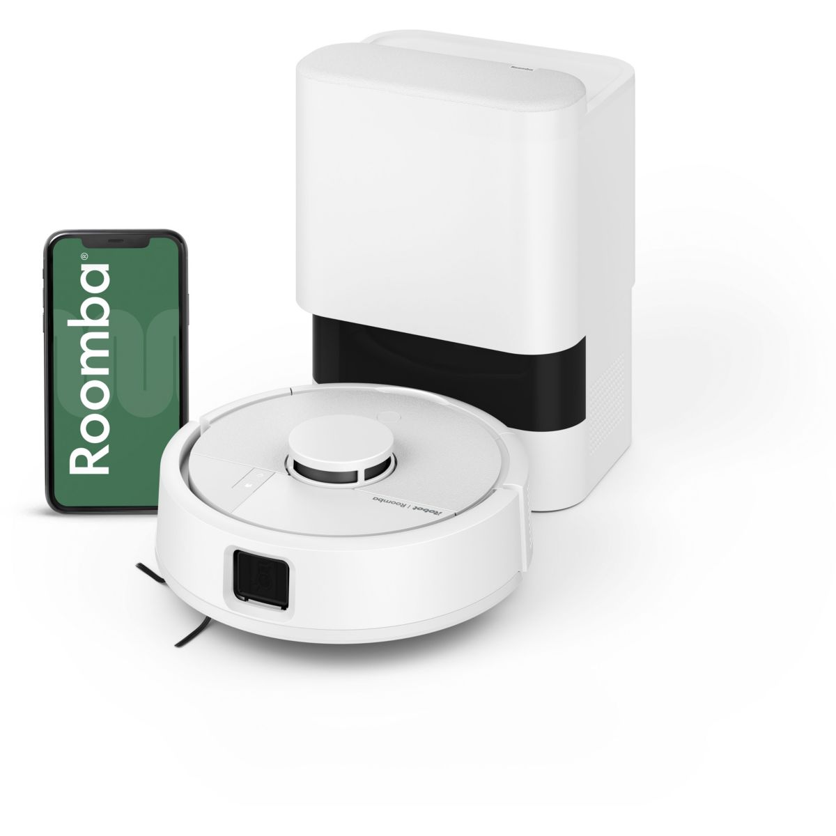 Robot Aspirateur Laveur IROBOT Roomba Mini Blanc F155240 | Leroy Merlin