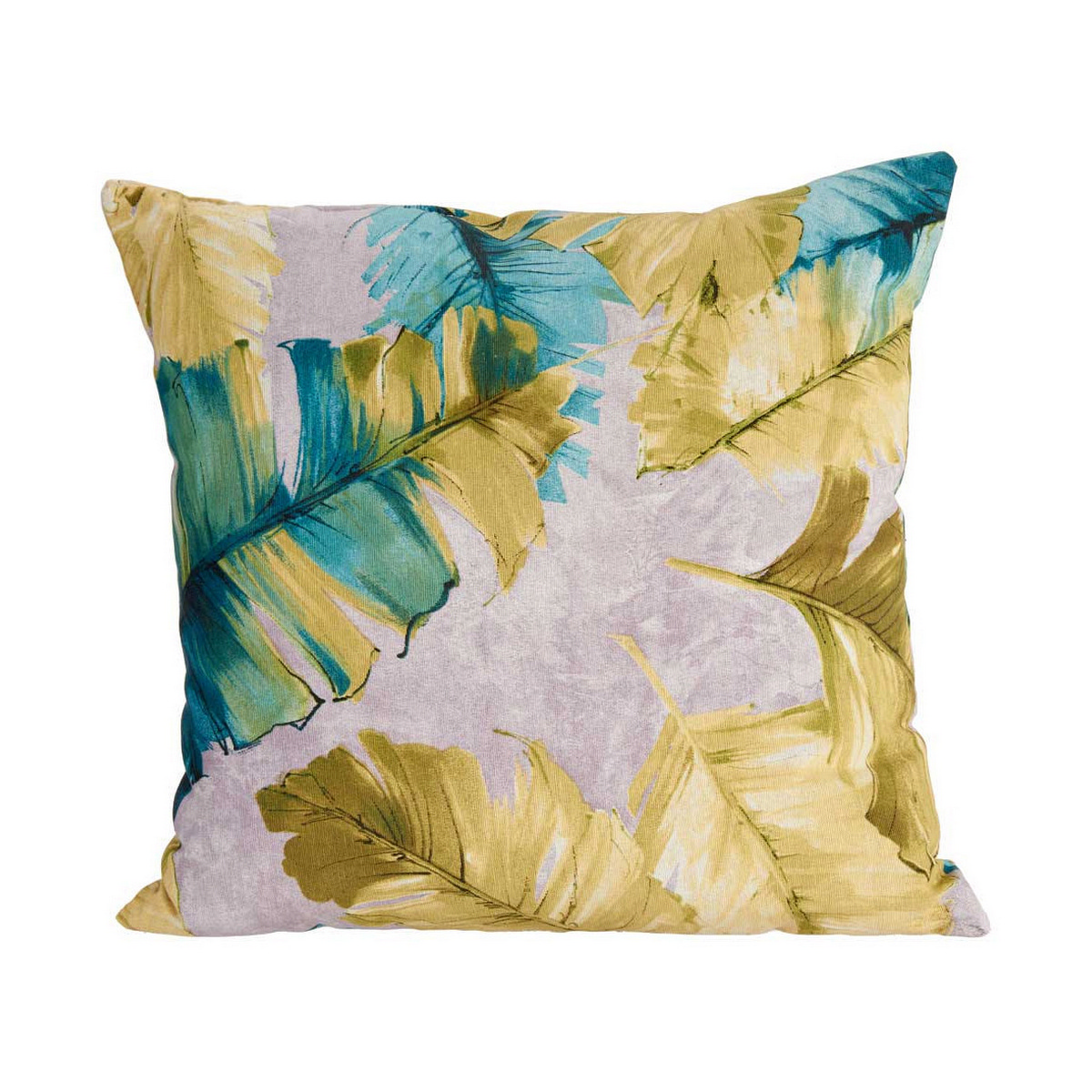 Cojín Turquesa 2 Unidades Hoja de planta (45 x 12 x 45 cm) | Leroy Merlin