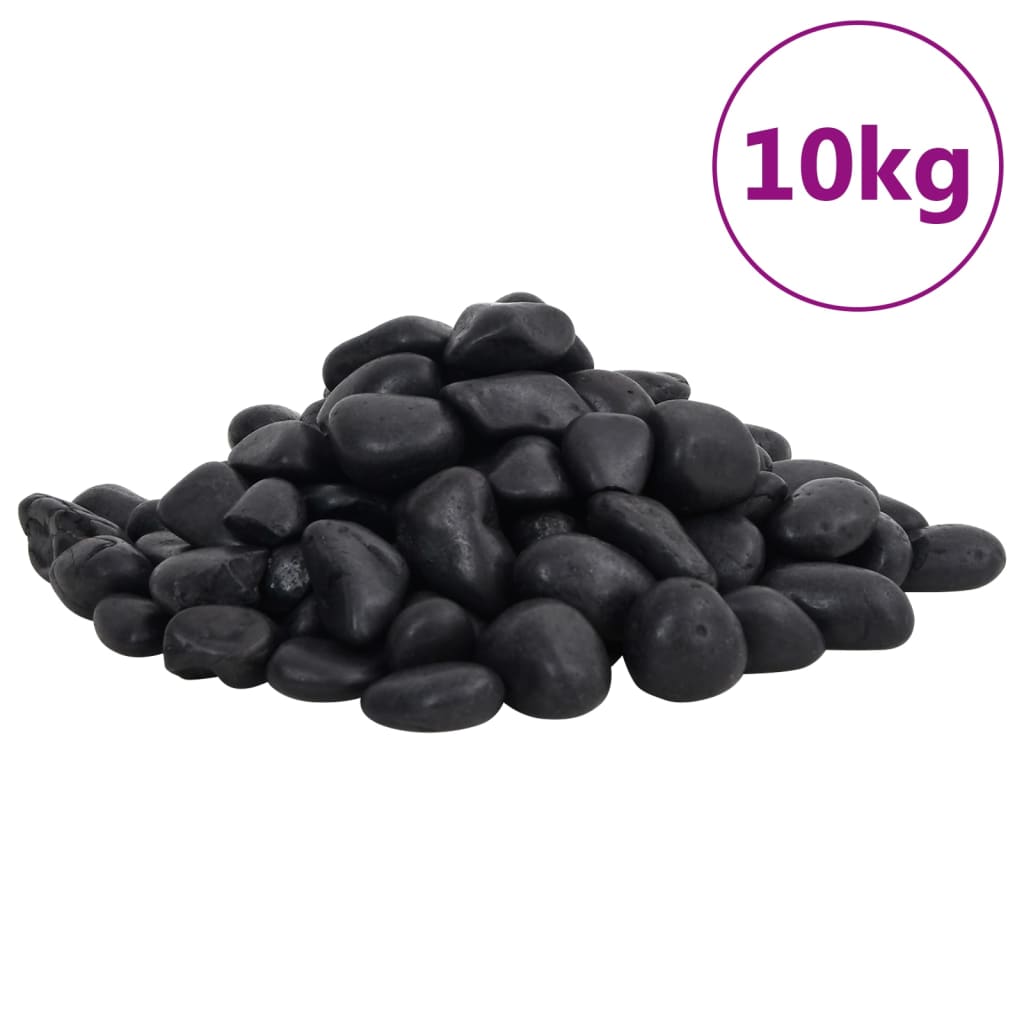 Guijarros pulidos 10 kg negros 2-5 cm | Leroy Merlin