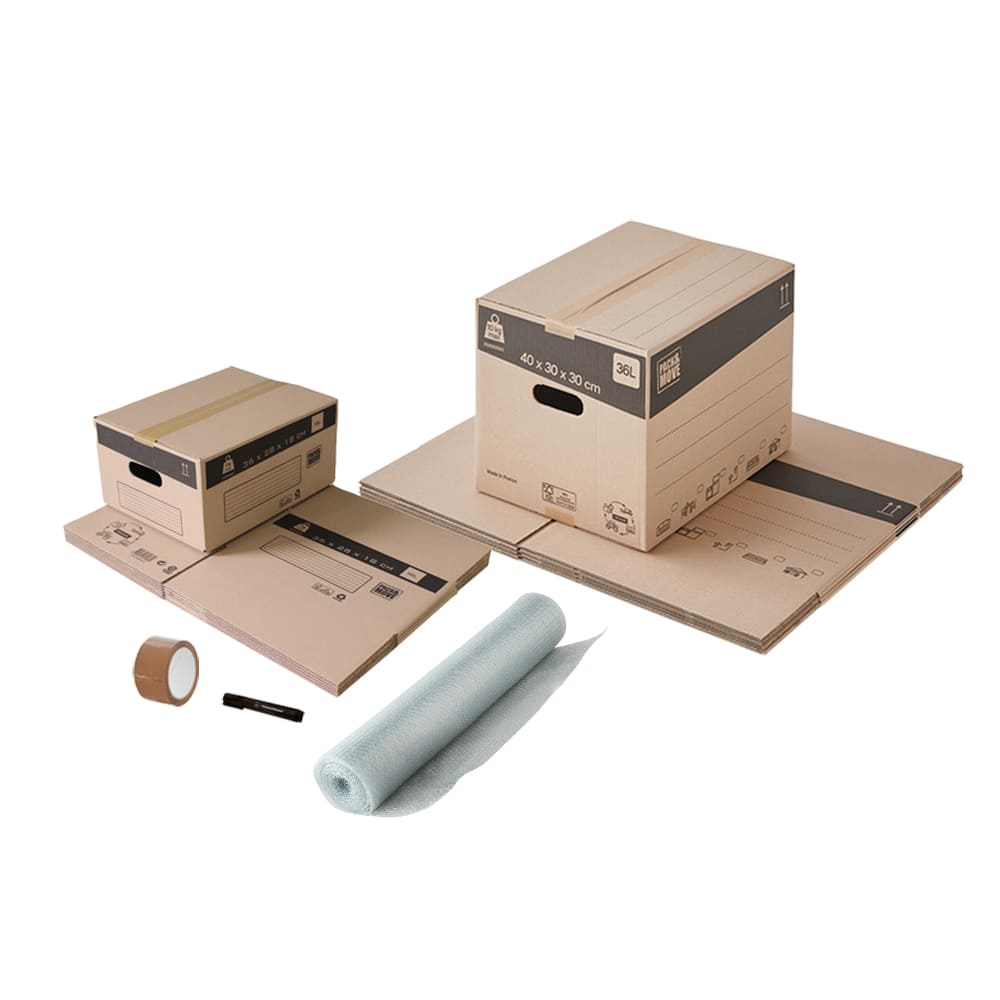 Pack and Move - Kit déménagement livres + marqueur + 1 adhésif offert ...
