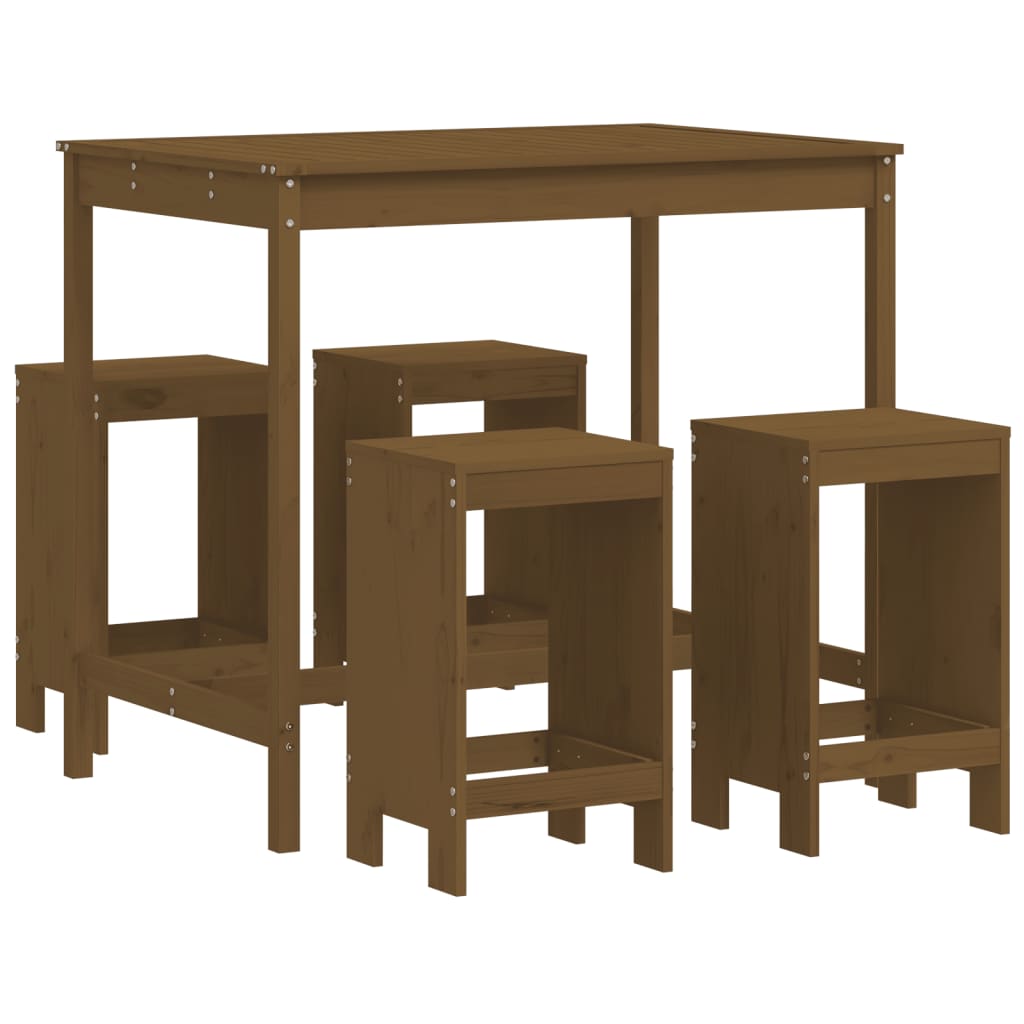 Ensemble de bar de jardin 5 pcs | Moblier de Salle à Manger，bistro ...