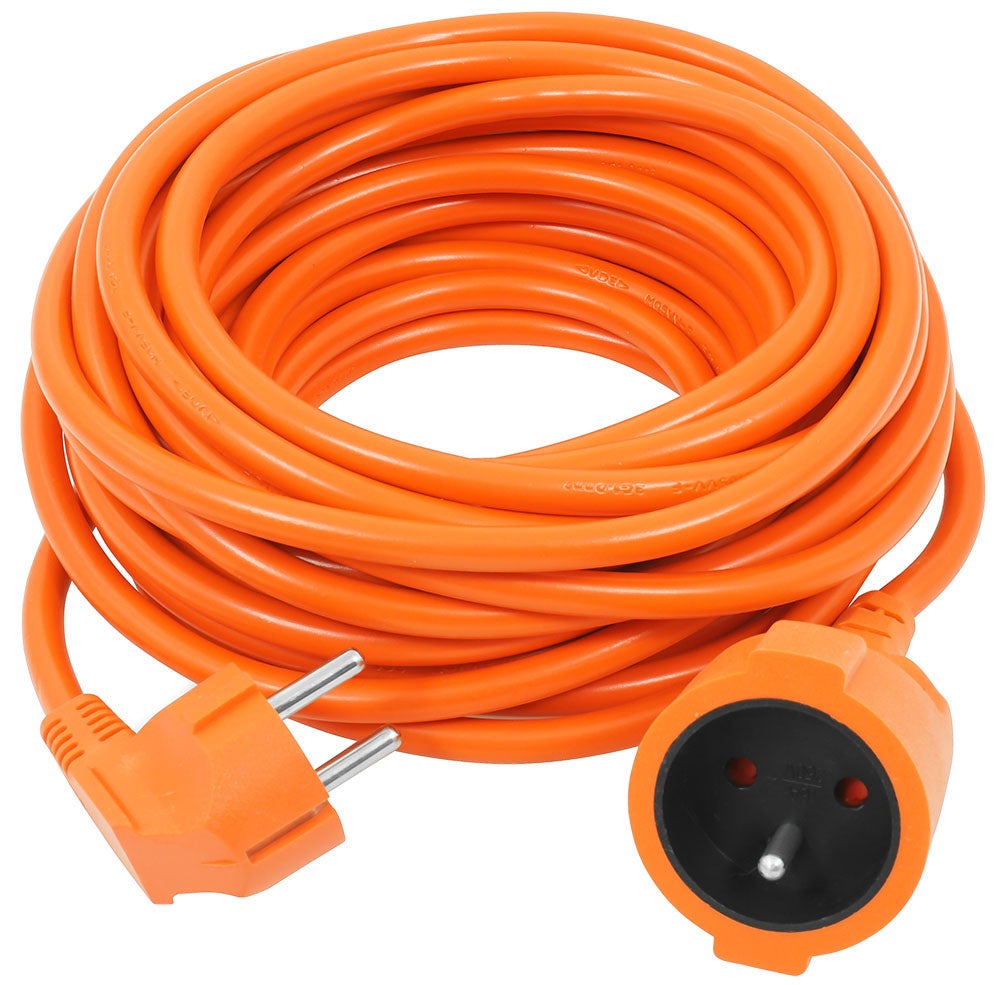 Cable alargador naranja de 20 m y 3 x 1,0 mm² | Leroy Merlin