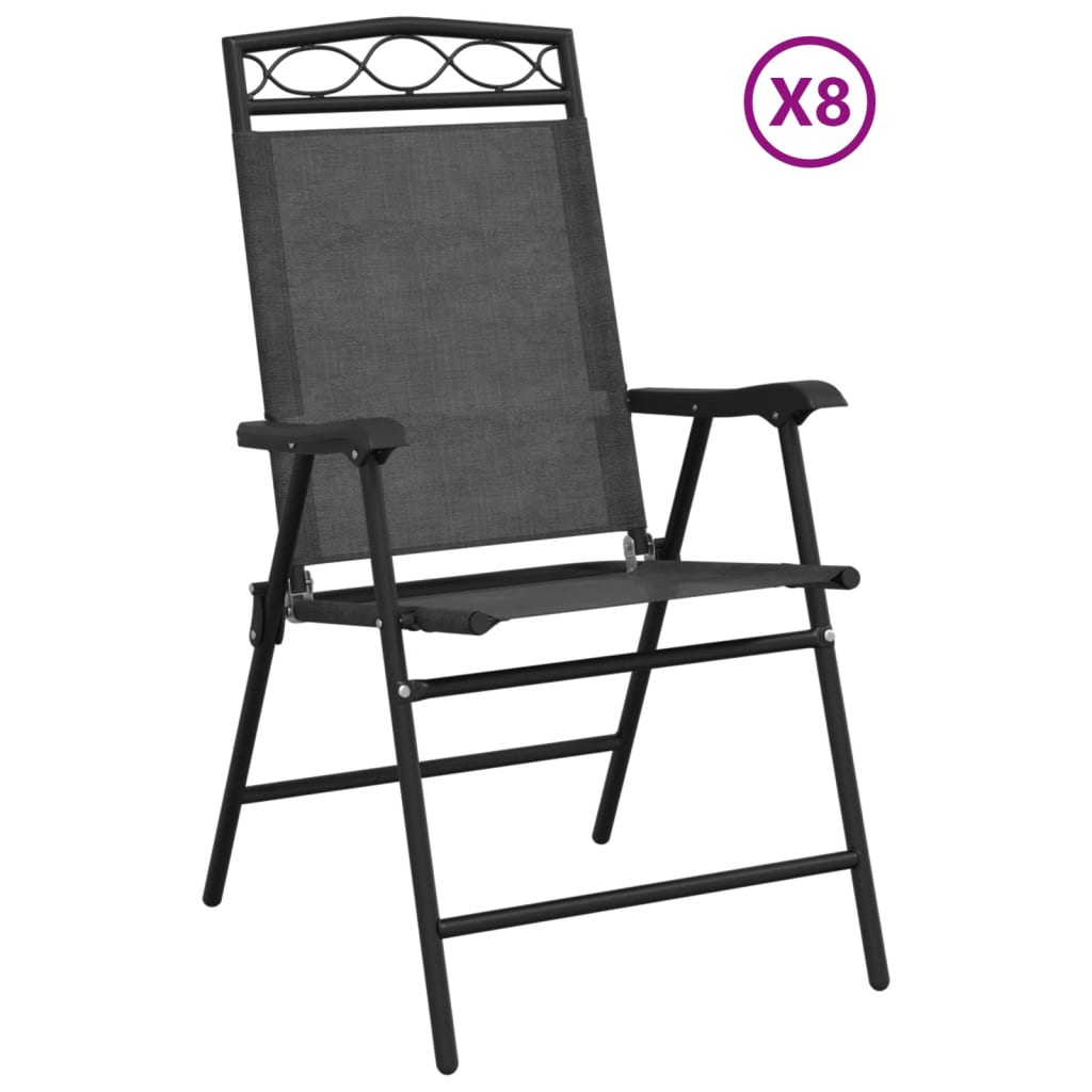 Lot de 8 Chaises de jardin | Siège de Terrasse | Chaise d'extérieur ...
