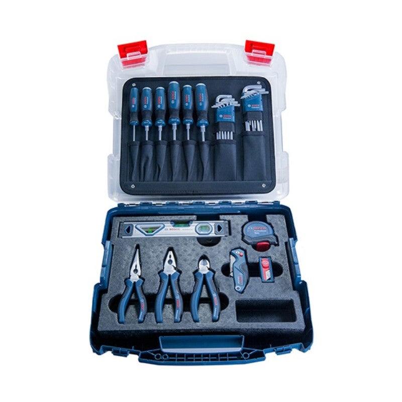 Set d outils à main 40 pièces L CASE BOSCH 1600A016BW | Leroy Merlin