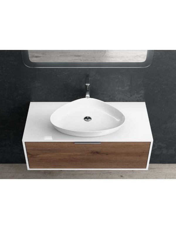 Vasque triangle à poser sans trou PREMIUM 59x41x10 cm | Leroy Merlin