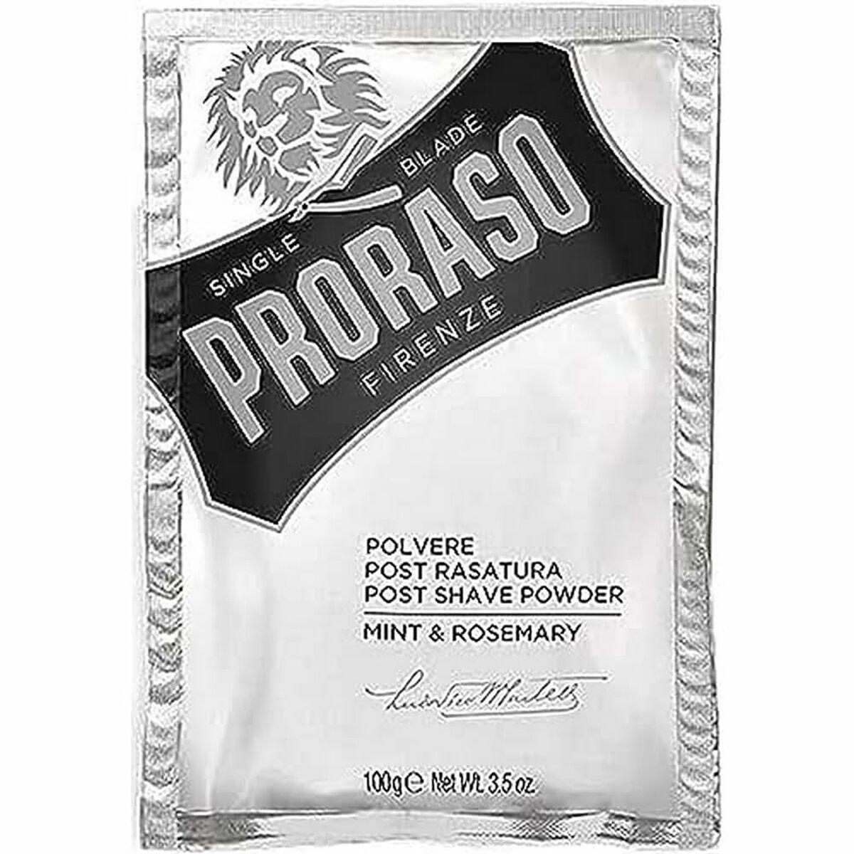 Poudre de Talc Parfumée Proraso Romarin Menthe | Leroy Merlin