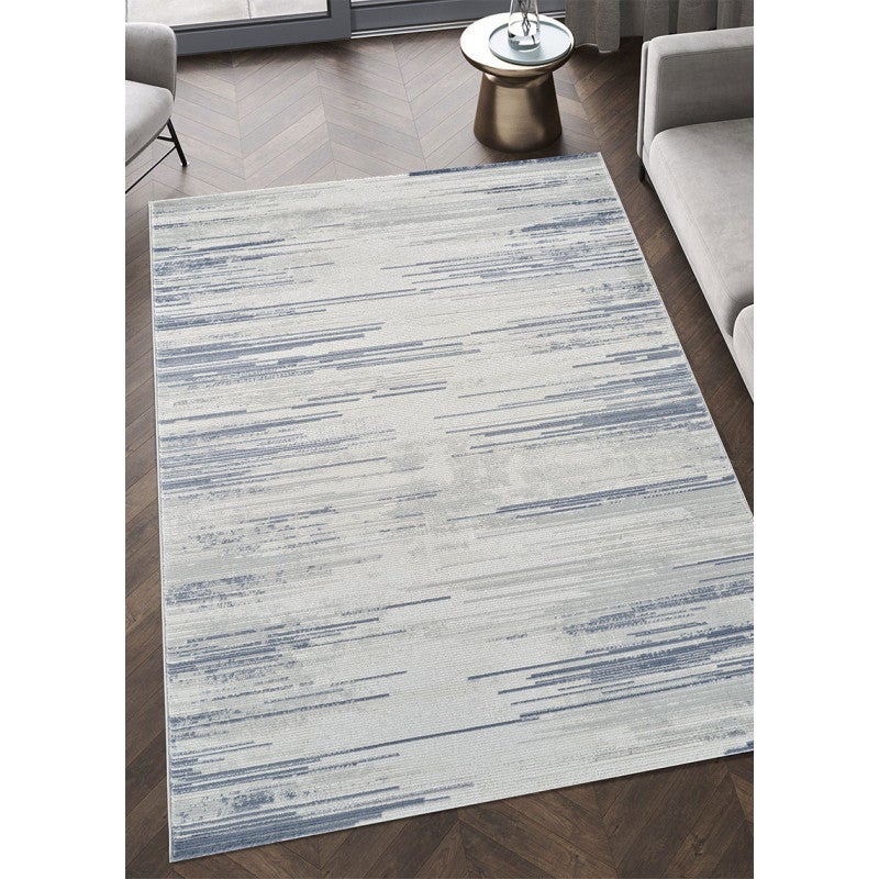 Tapis abstrait - TUNIS 33 Bleu - 160x230 cm | Leroy Merlin