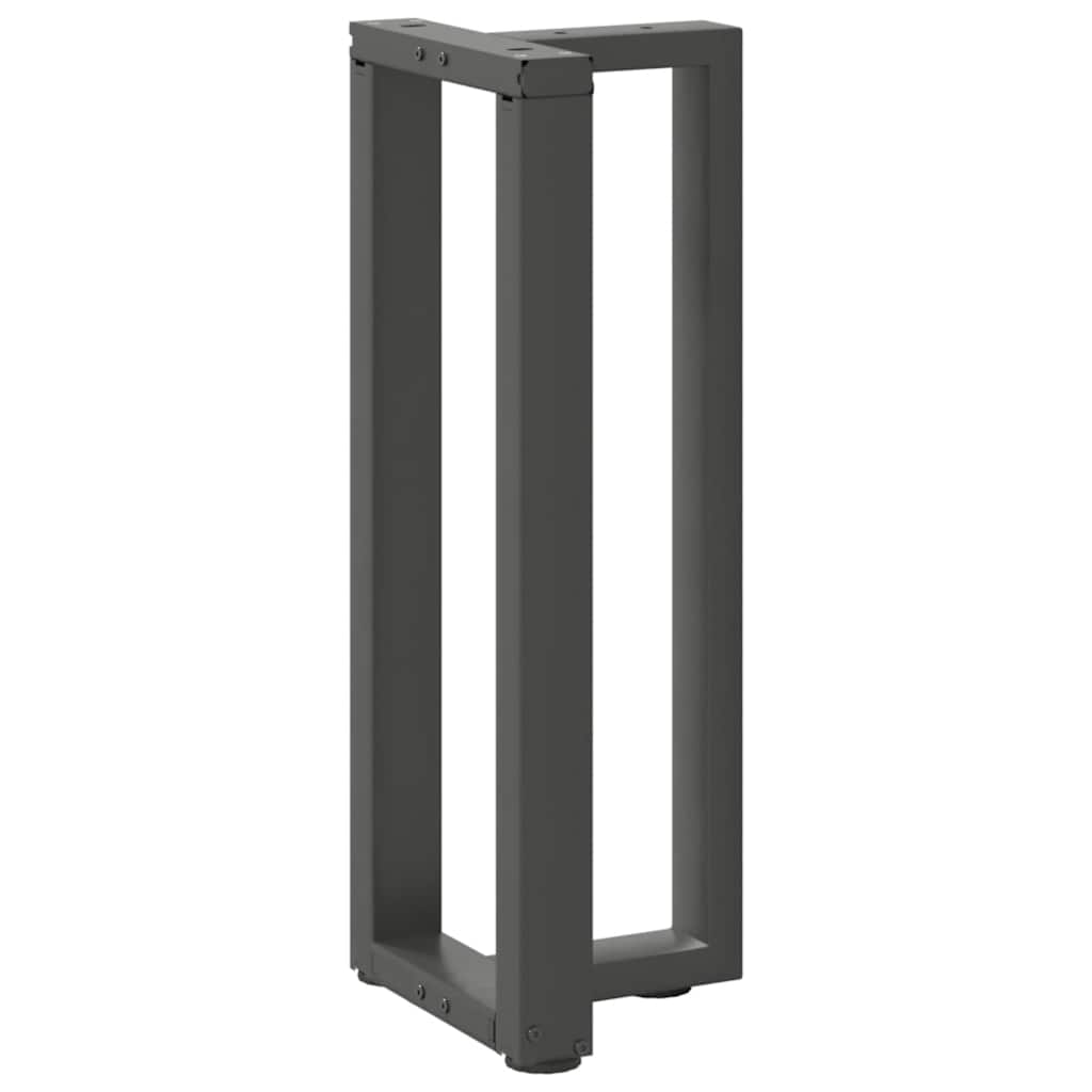 Pieds de table console forme de T?2 pcs 20x28x(72-73) cm acier | Leroy ...
