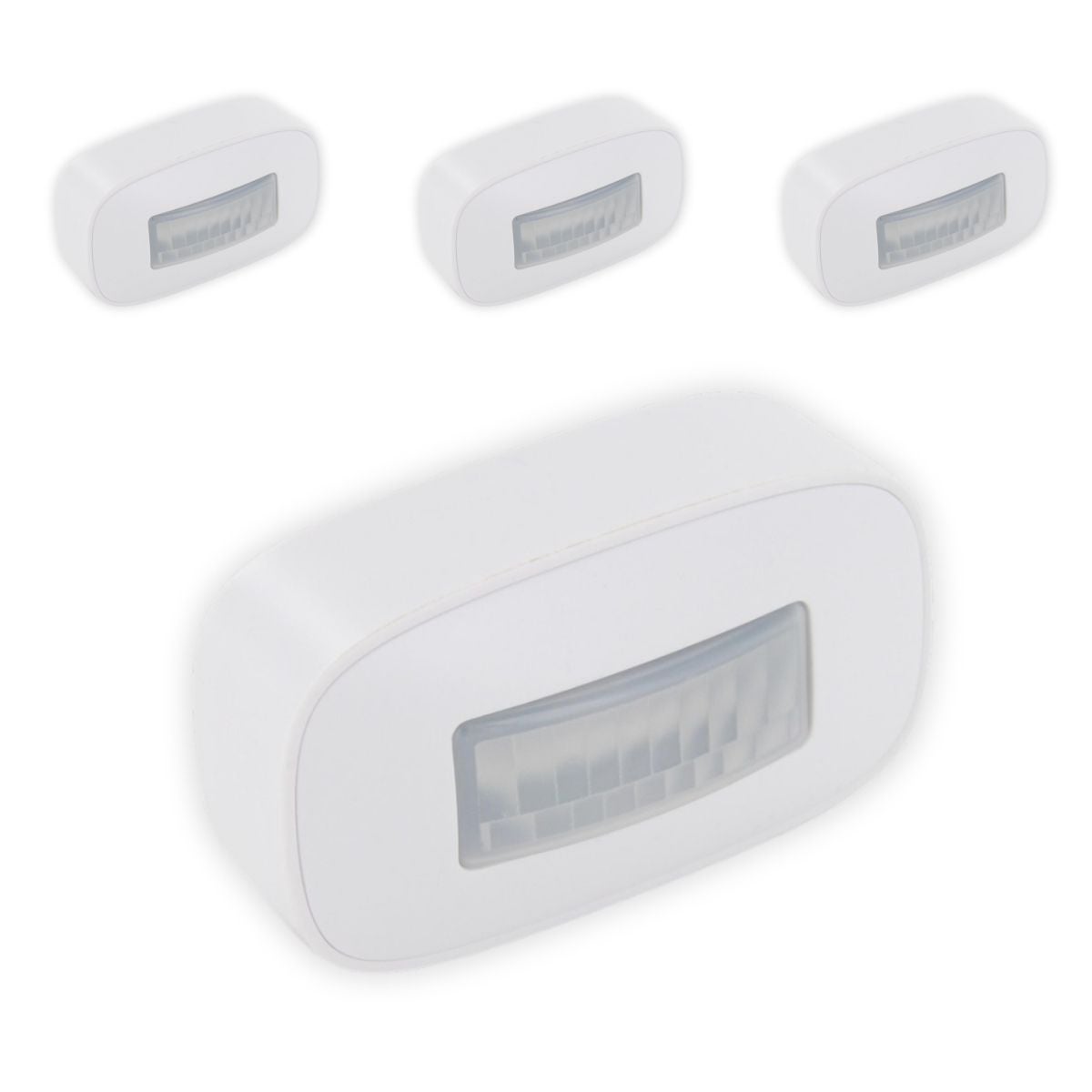 Lot de 4 minis détecteurs de mouvement sans fil - portée 10m ...